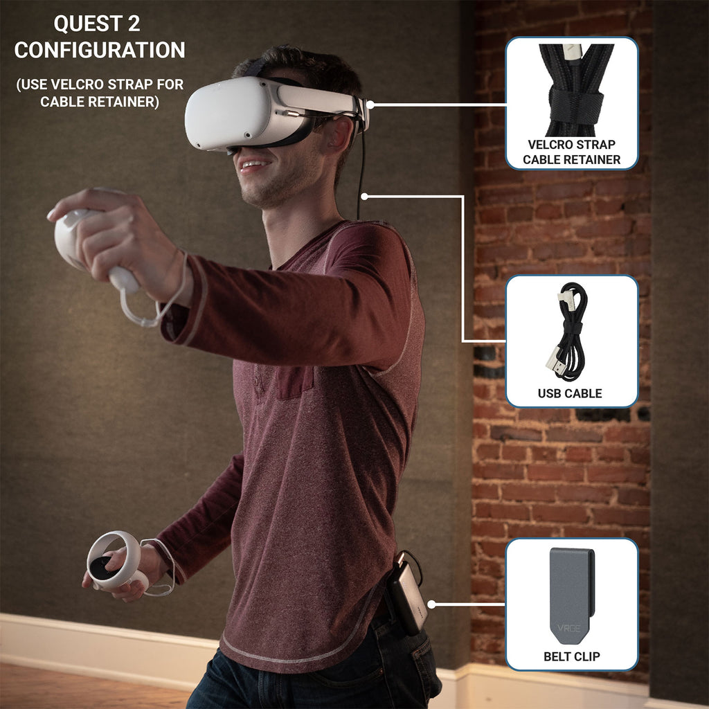 Power Bank Organizer Kit for Oculus Quest 1-Quest 2 | VRGE